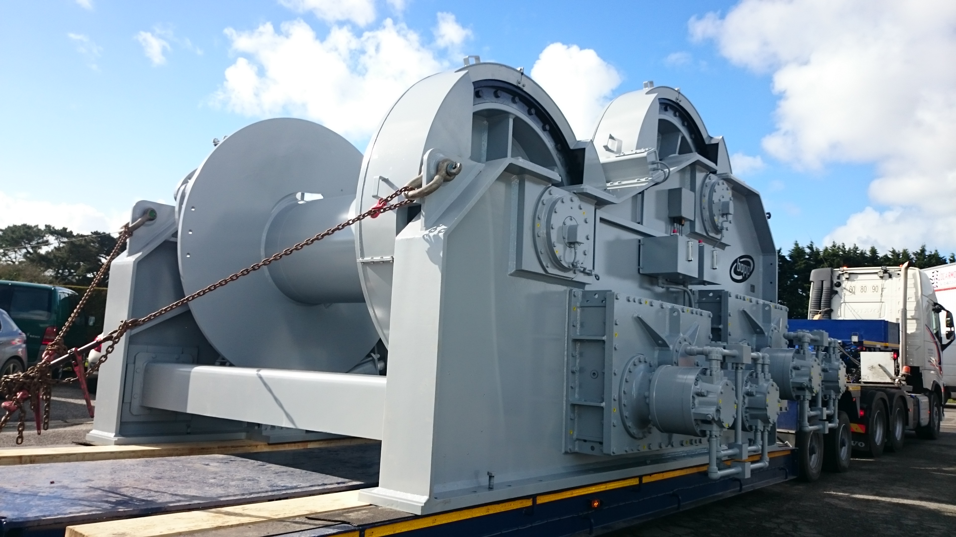 Bopp delivers a 65 tons winch
