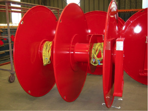 NET DRUM EQUIPPED WITH HYDRAULIC MOTOR INSIDE THE BARREL (Net Drums)